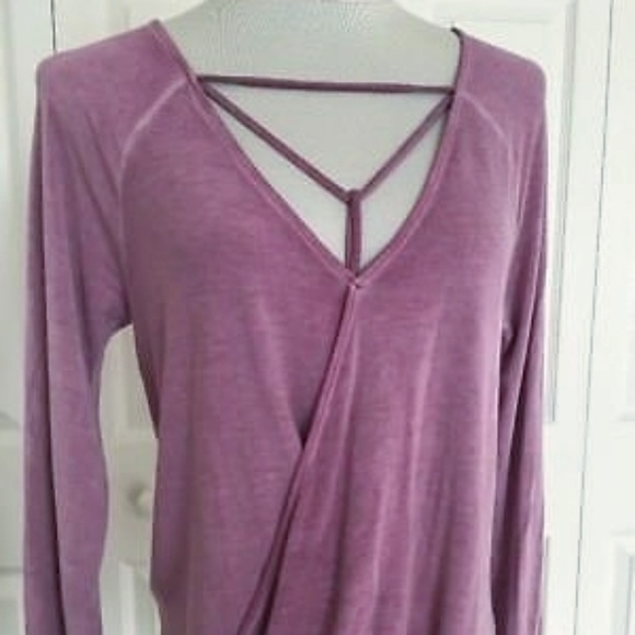 American Eagle Outfitters | Tops | Ae Soft Sexy Ombre Triangle Strap ...
